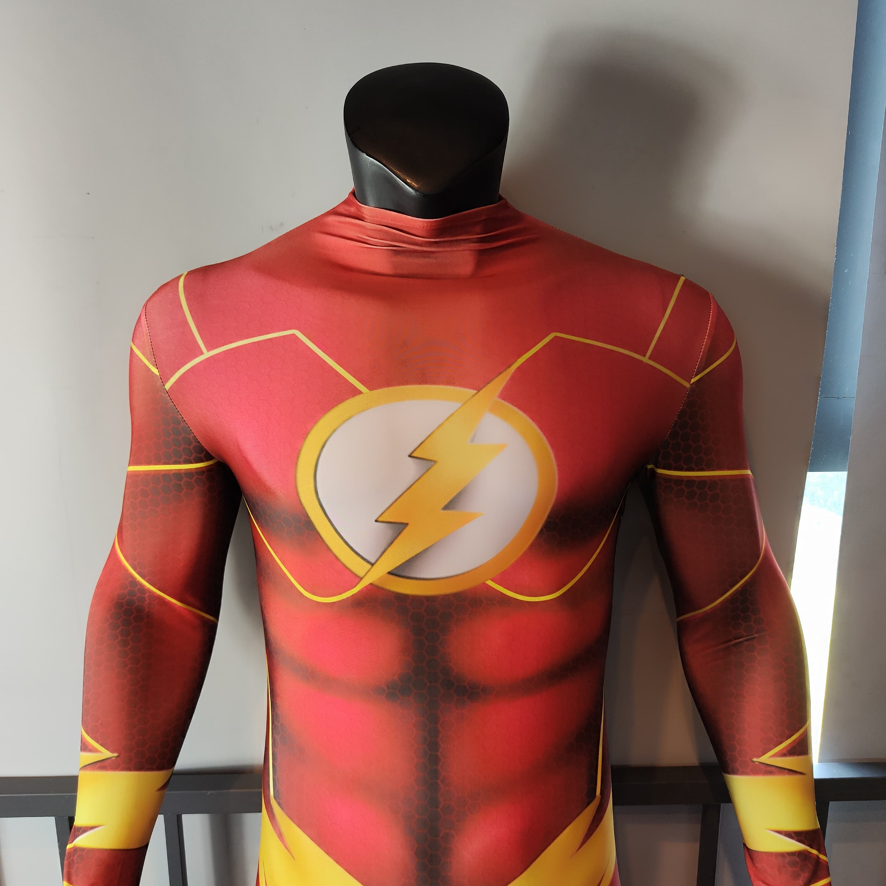 The Flash Bodysuit Costume Cosplay Suit Barry Allen Comic Version for ...
