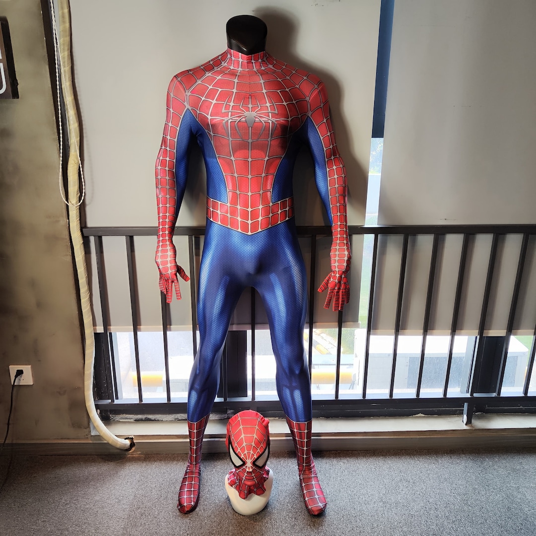 Spider-man 2 Webbed Suit Bodysuit Costume Cosplay Peter Parker - Etsy