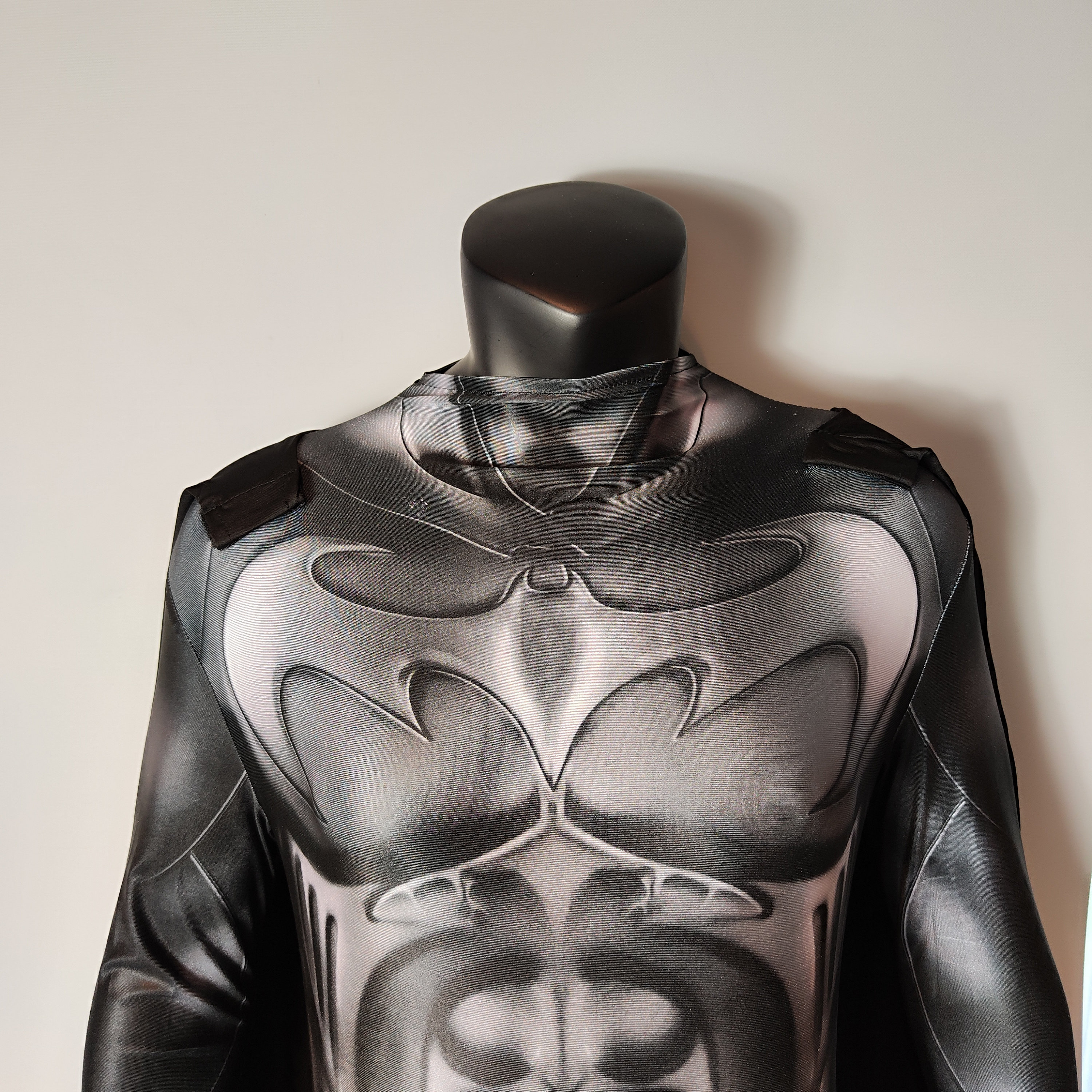 Batman Forever Sonar Suit Costume Cosplay Bodysuit With Cloak for Adult ...