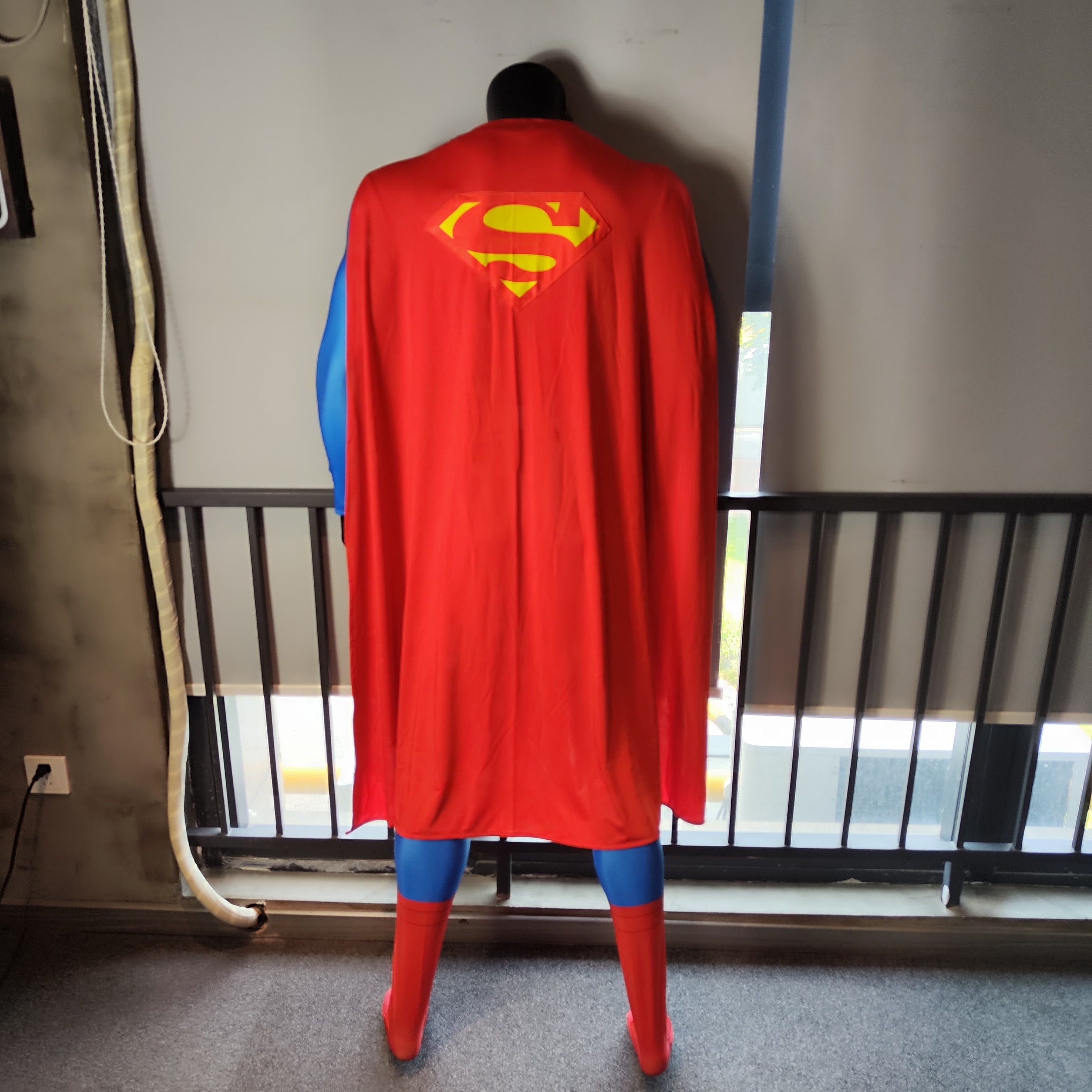 New 52 Superman Costume Cosplay Suit Bodysuit With Cloak for Adult Kids ...