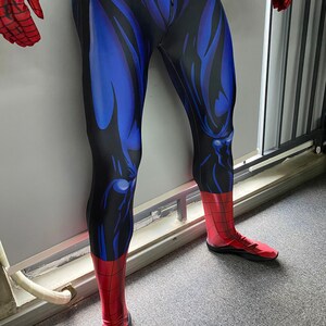 Ultimate Spider-man Comic Bodysuit Costume Cosplay Peter Parker Suit ...
