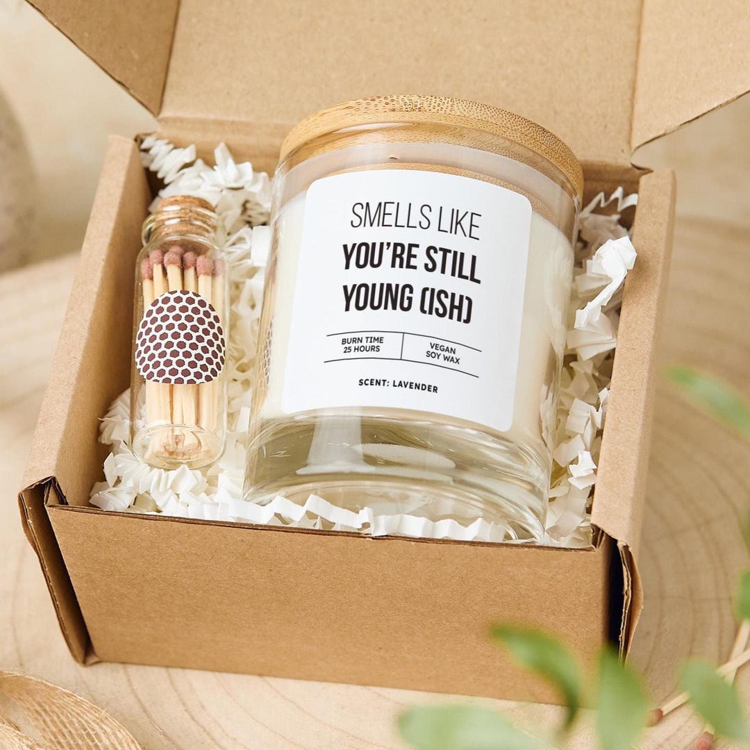 Funny Birthday Candle Gift for Friend Sister or Colleague Smells Like ...