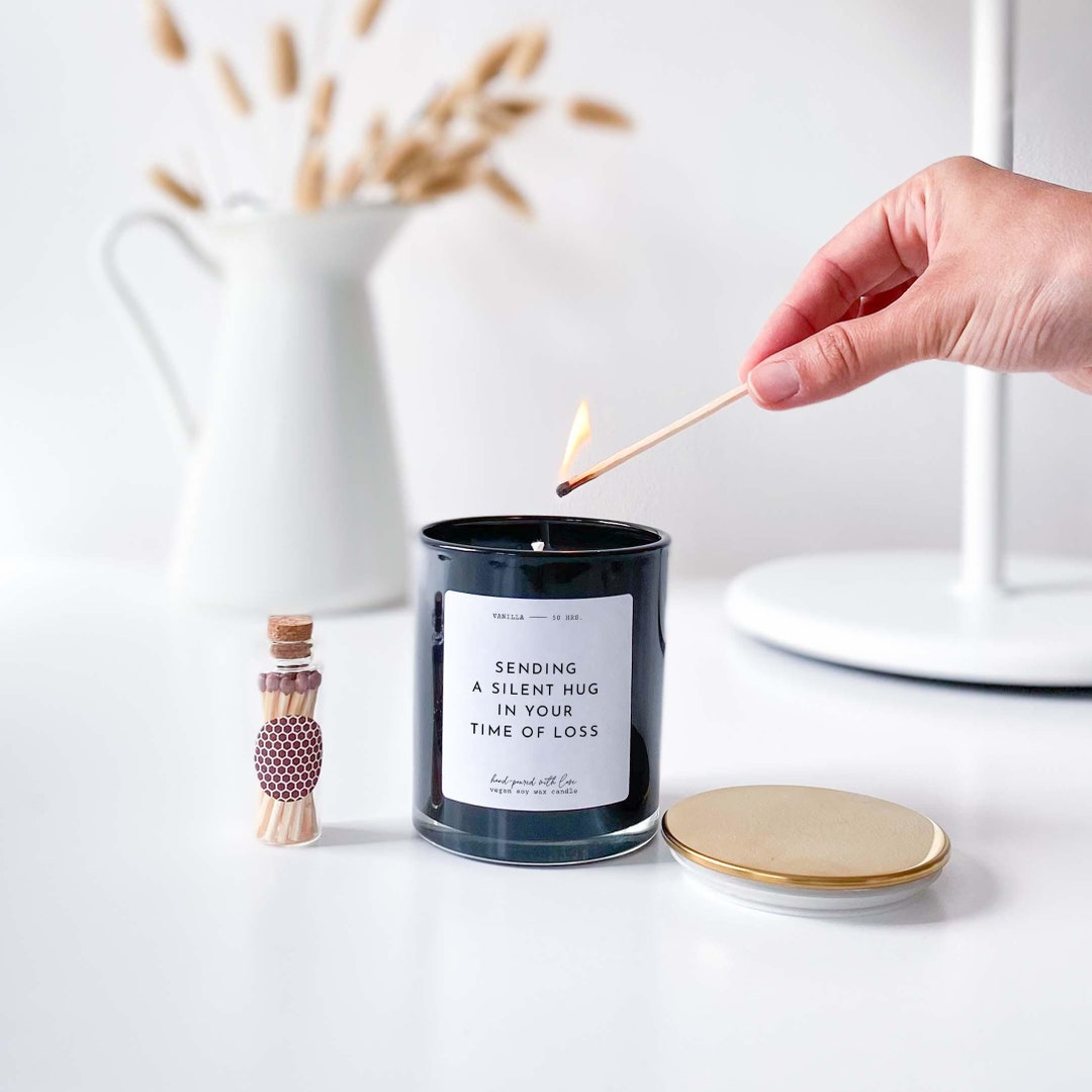 Sending a Silent Hug in Your Time of Loss Scented Candle Thinking of ...