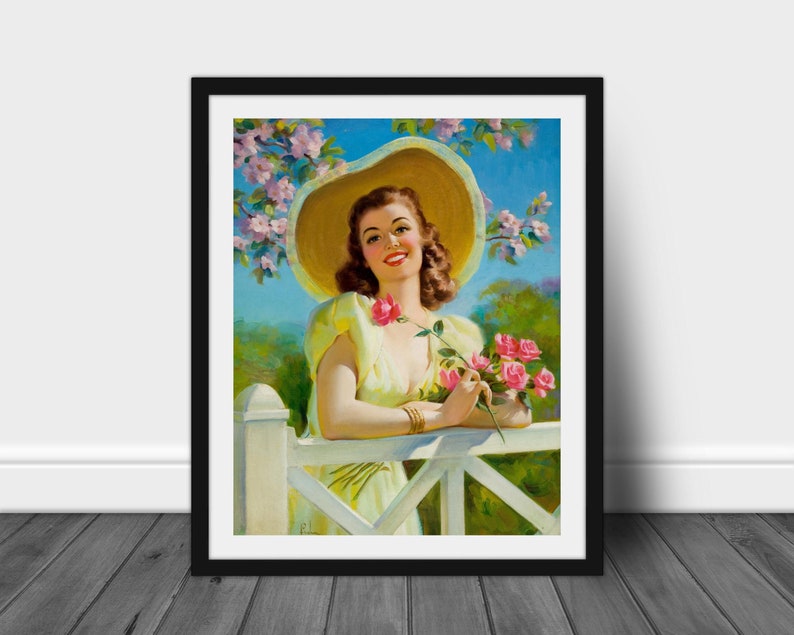 Set Of 42 Art Frahm Pin Up Posters Vintage American Pin Up Posters High