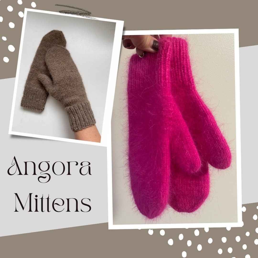 Angora Mittens PDF Pattern - Etsy