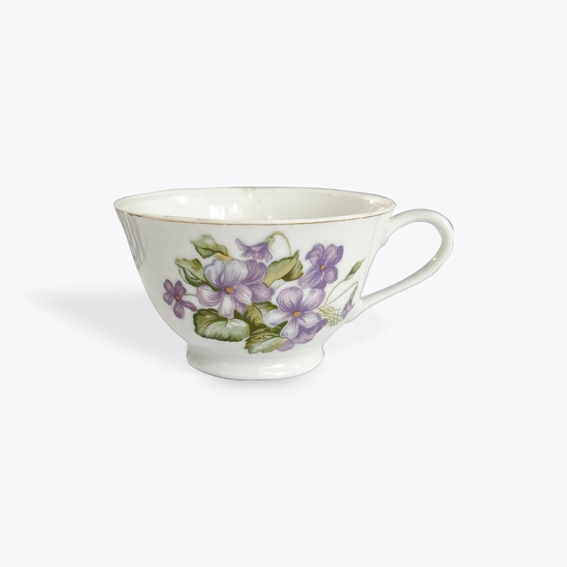 Violet Tea Cup - Etsy
