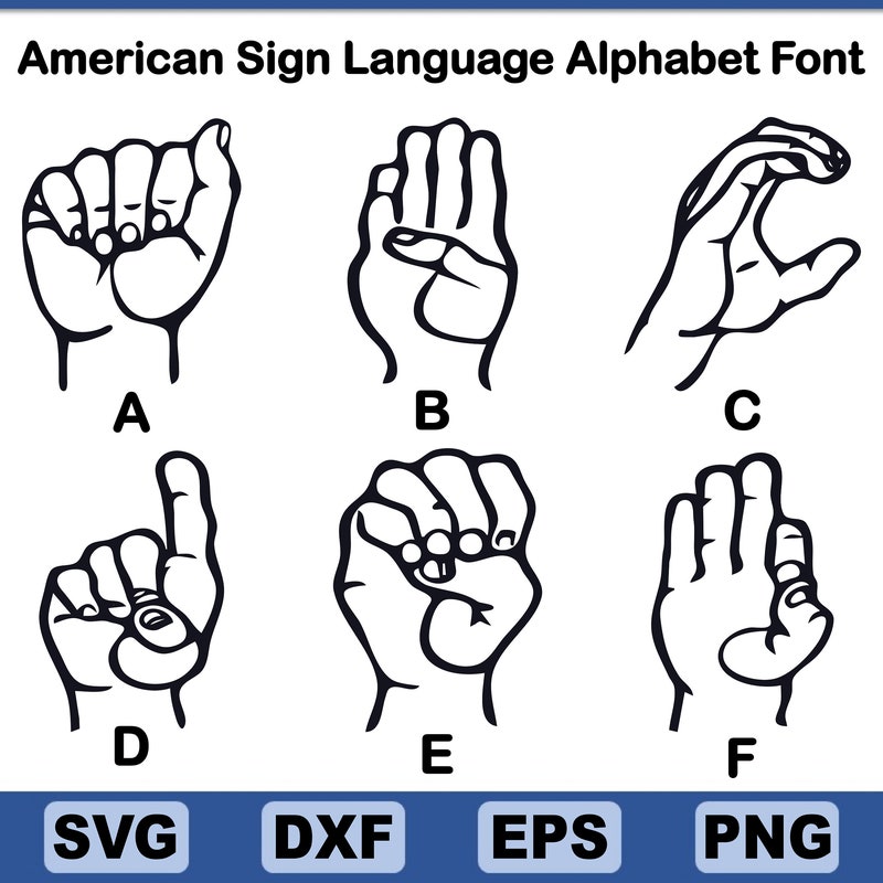 Asl Alphabet - Etsy