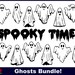 Ghosts Svg, Halloween Ghosts Svg, Spooky Ghosts Svg, Ghost Bundle Svg ...