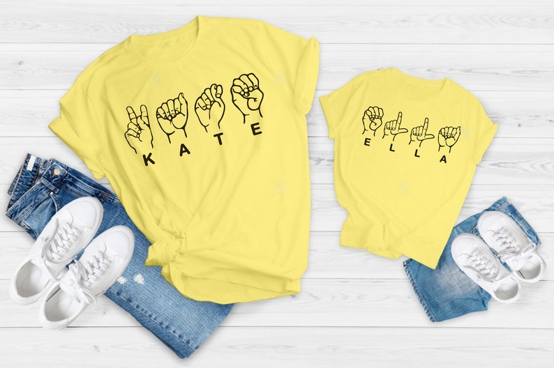 American Sign Language Alphabet Font SVG, PNG, Hand Gesture Font, ASL ...