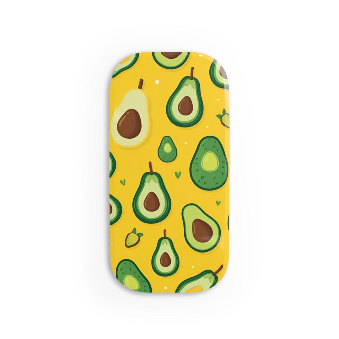 Avocado Phone Grip, Cute Phone Stand, Fun Phone Accessory, Gifts for ...
