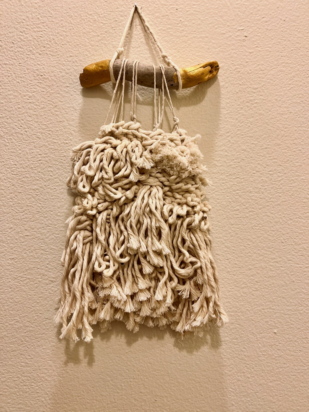 Boho Neutral Fiber Handwoven Wall Art - Etsy