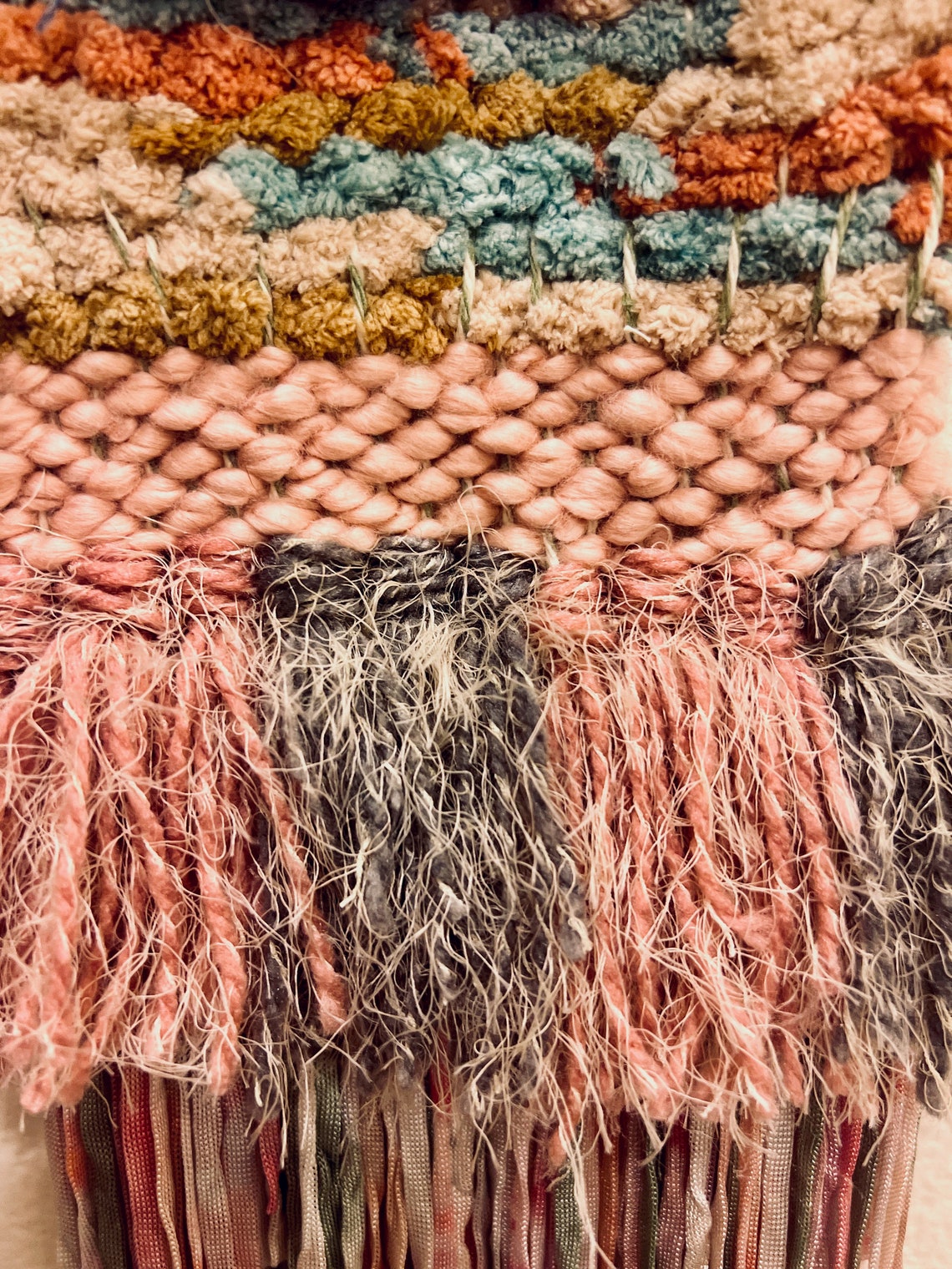 Woven Wall Hanging, Boho Wall Decor, Handmade Gift - Etsy