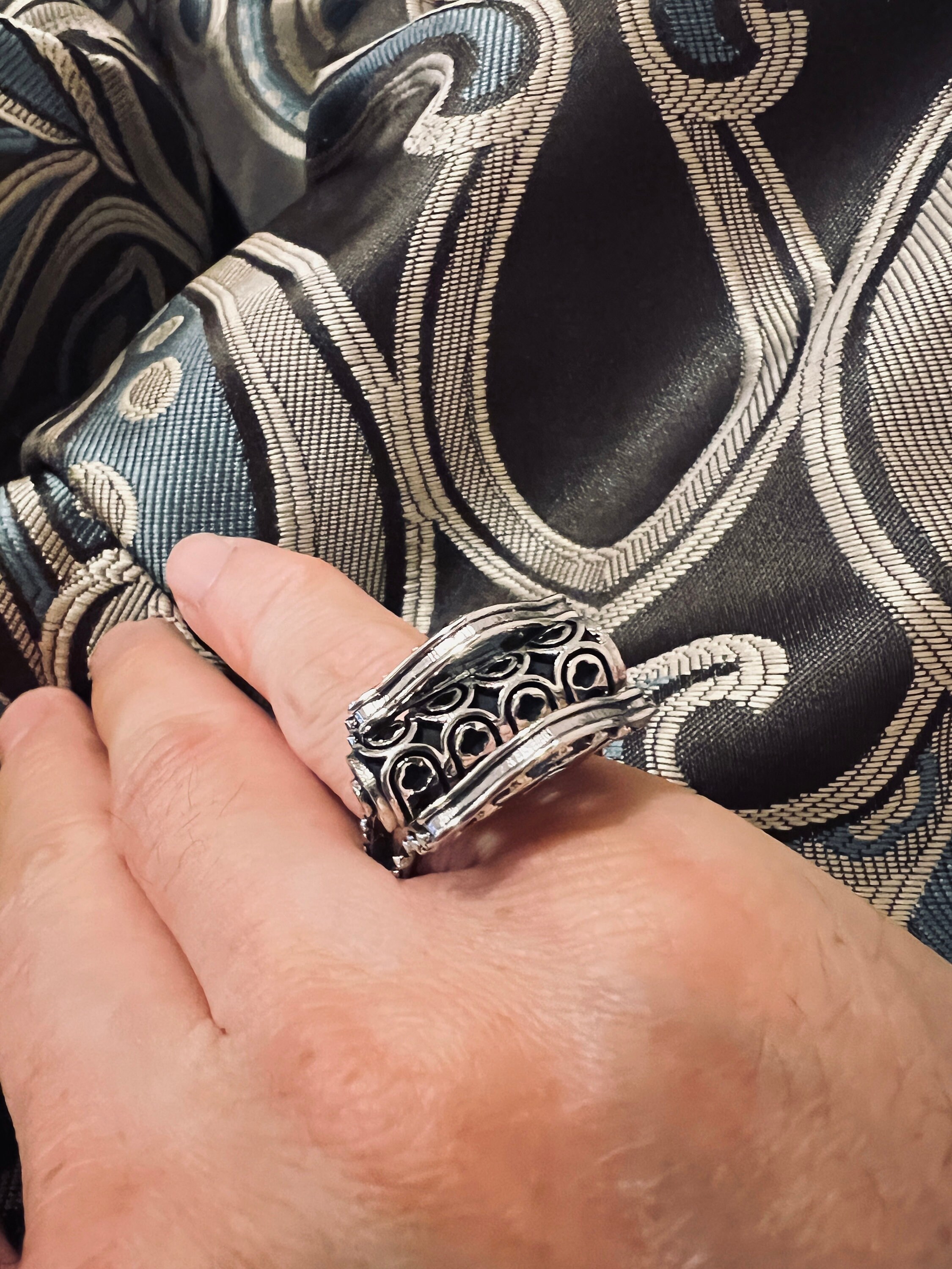 Rose Window & Gothic Ring Set Symbolical Gothic Style Hand Made - Etsy