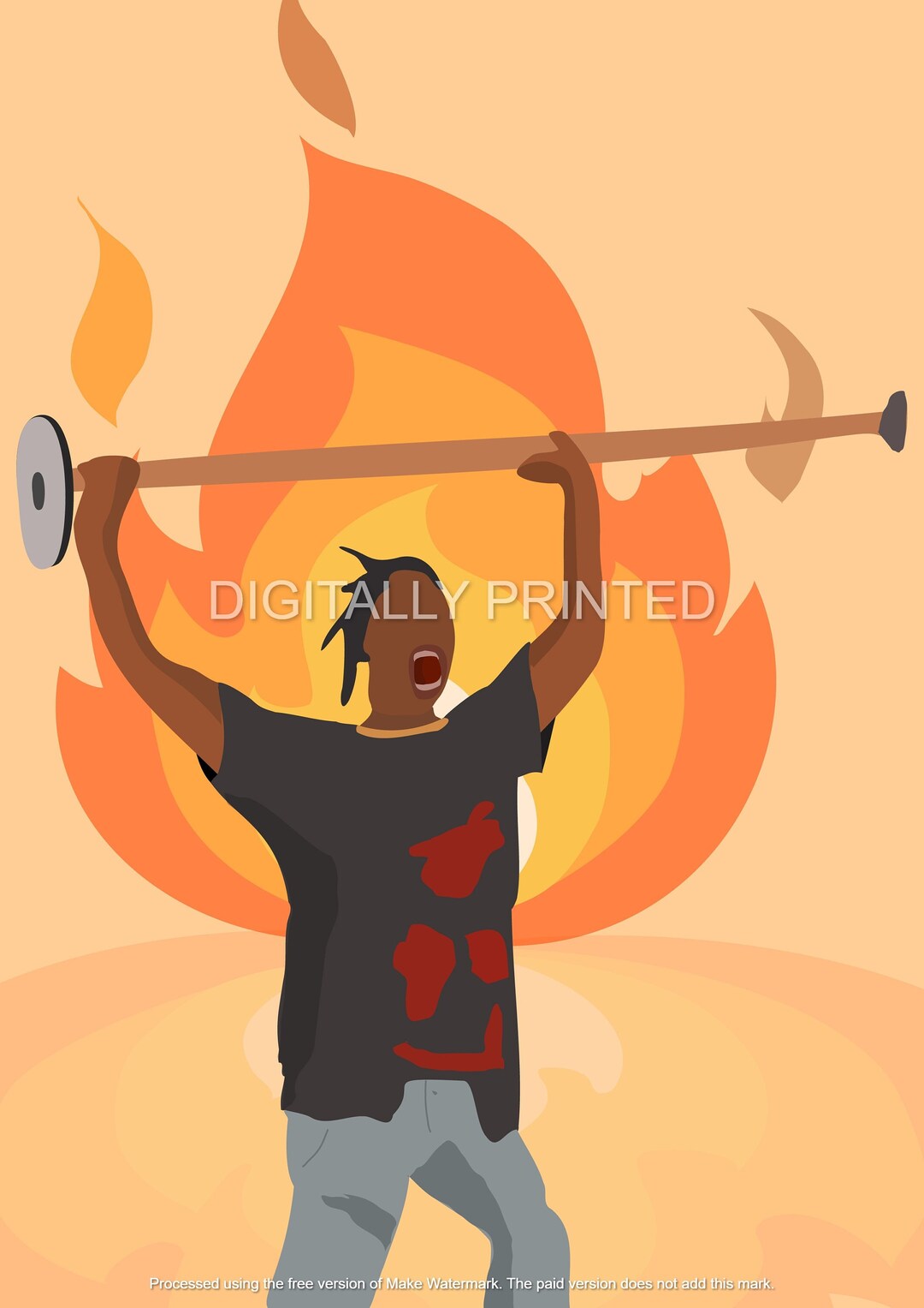 Travis Scott Rage - Etsy