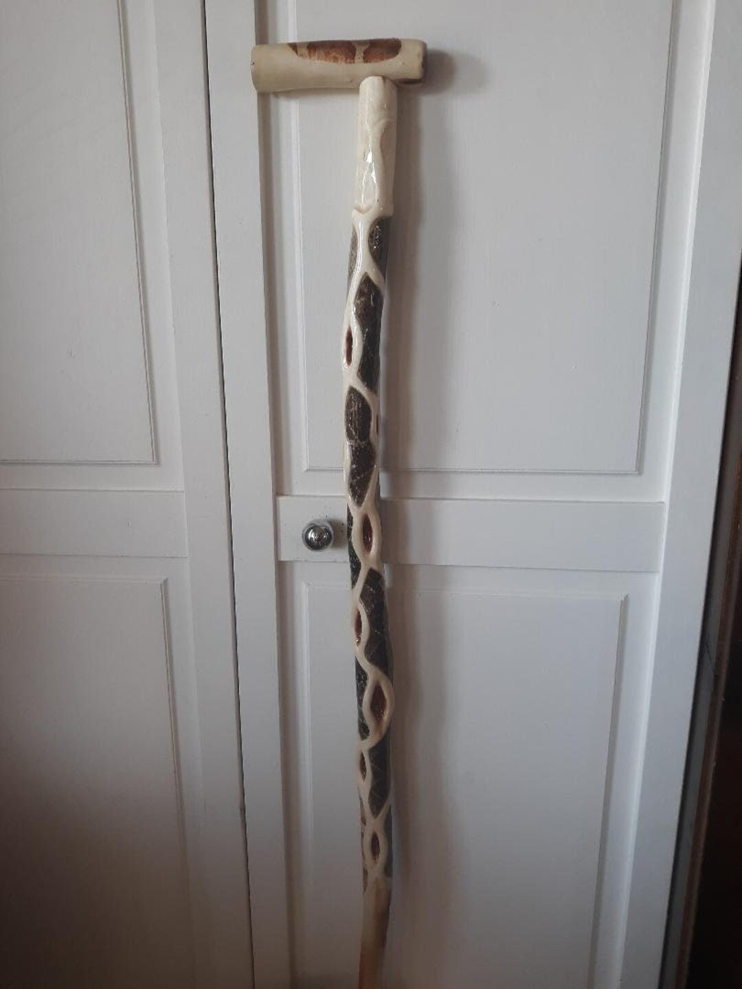 Snake Lovers One of a Kind Handmade Cane/walking Stick. With Real ...