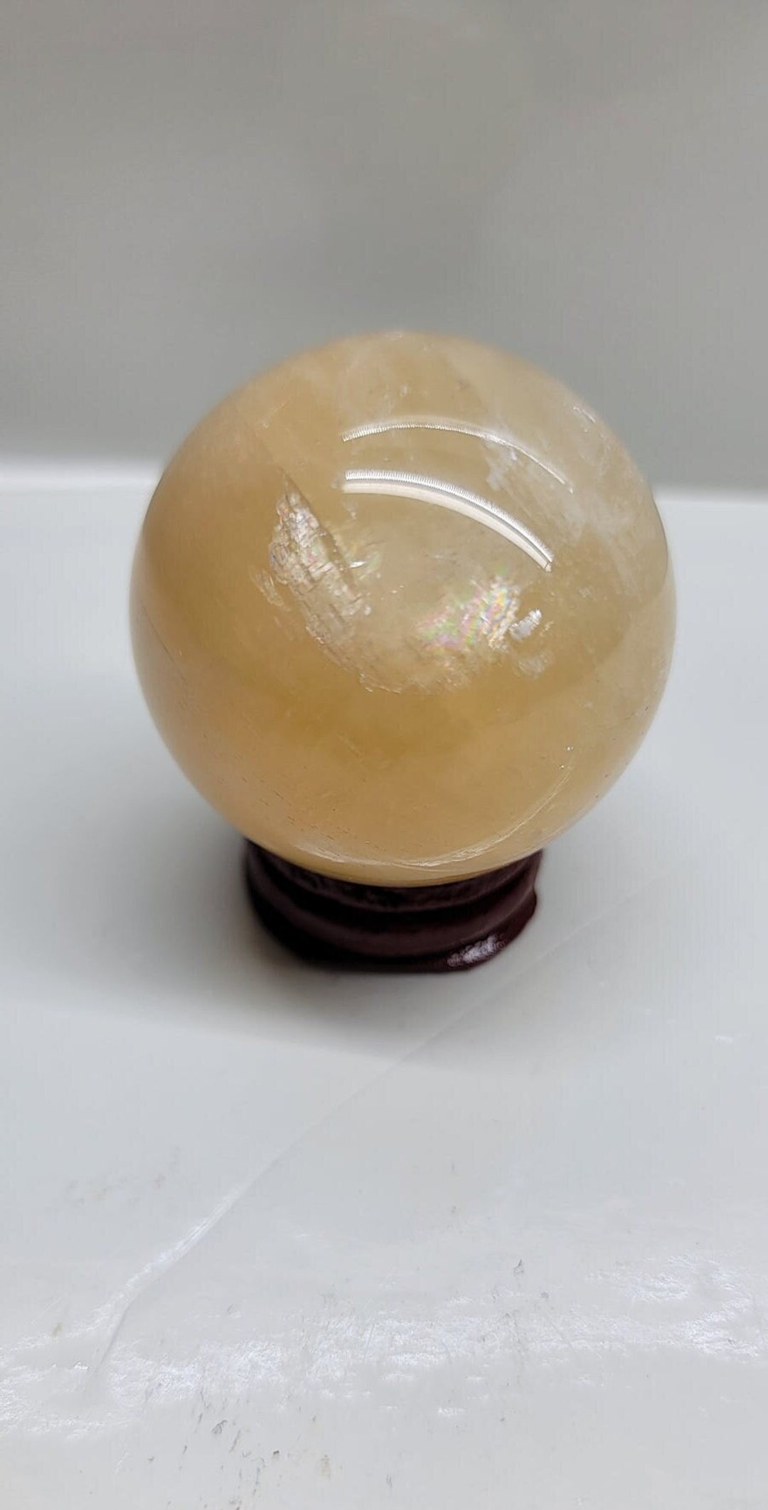 Yellow Calcite Sphere 45mm Approx. - Etsy