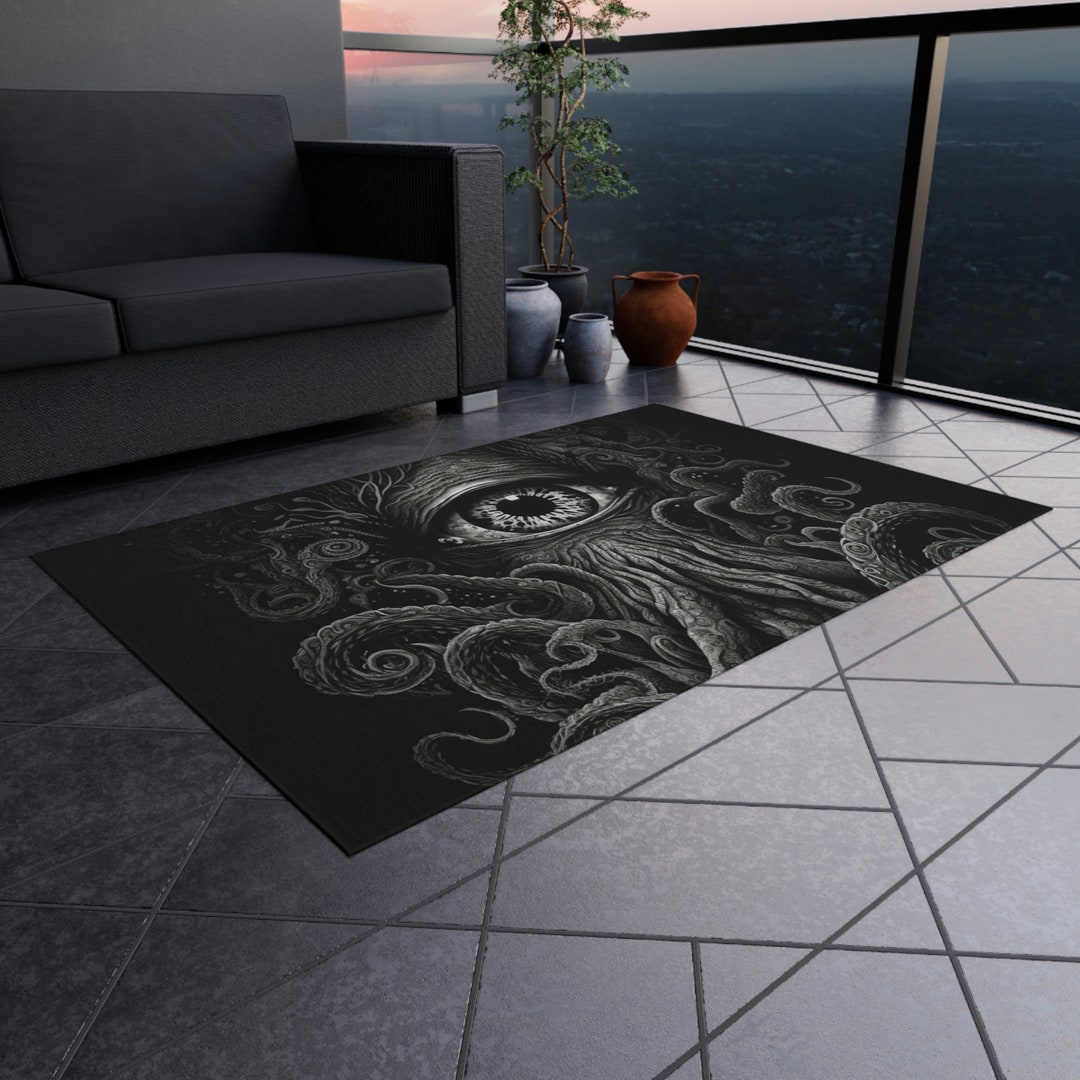 Lovecraftian Horror Call of Cthulhu Steampunk Outdoor Rug - Etsy