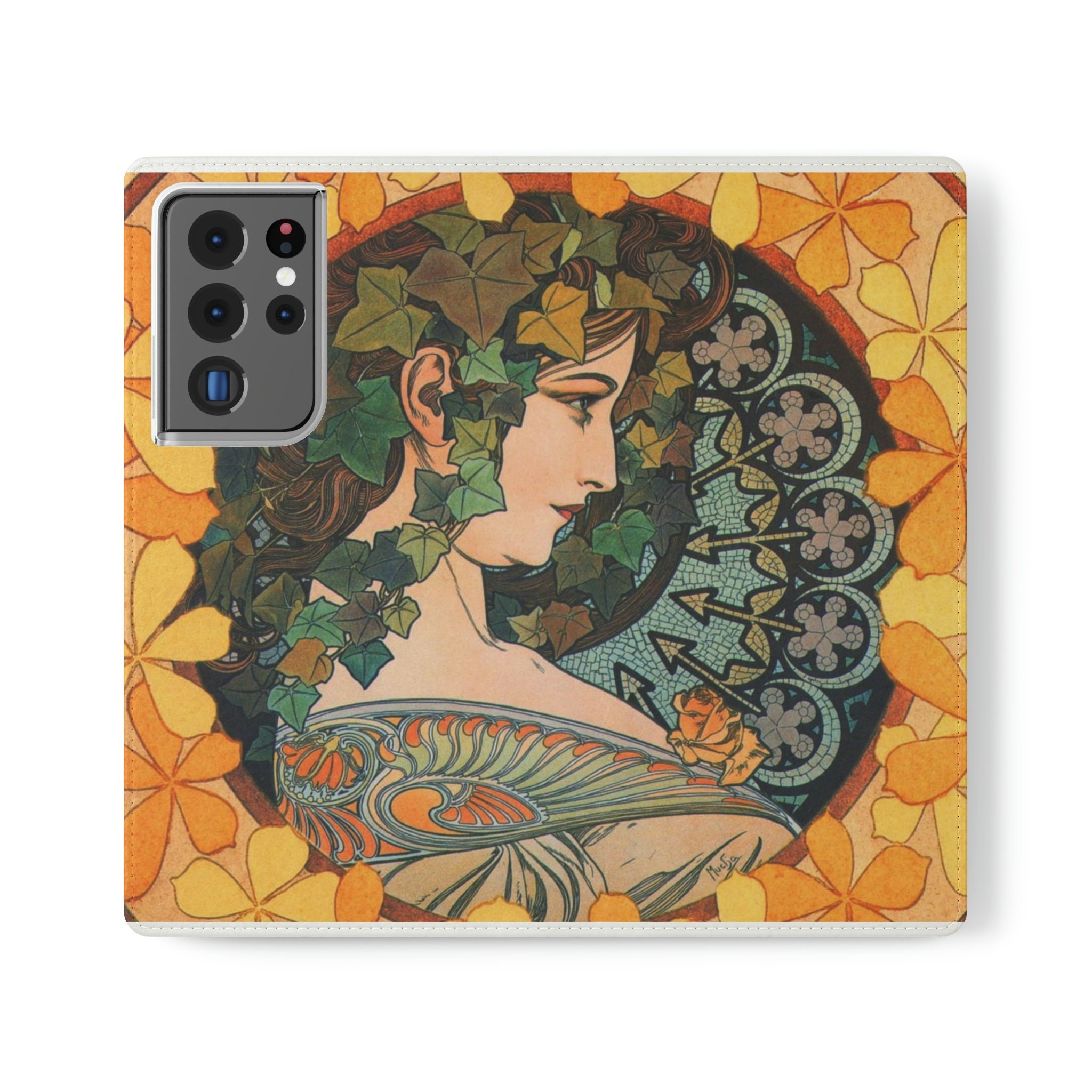 Mucha Phone Flip Cases - Etsy