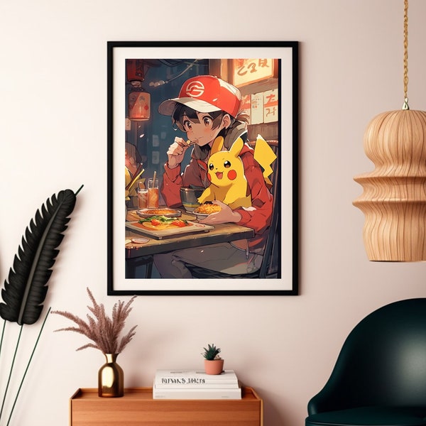 Pikachu Style Art - Etsy
