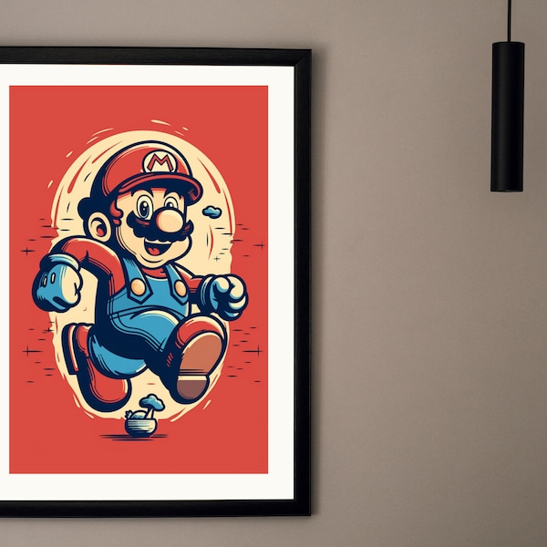 Super Mario Poster - Etsy