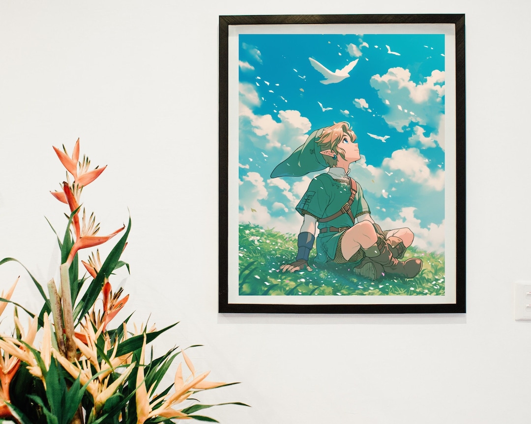 Link From Tears of the Kingdom, BOTW, Legend of Zelda, Printable Wall ...
