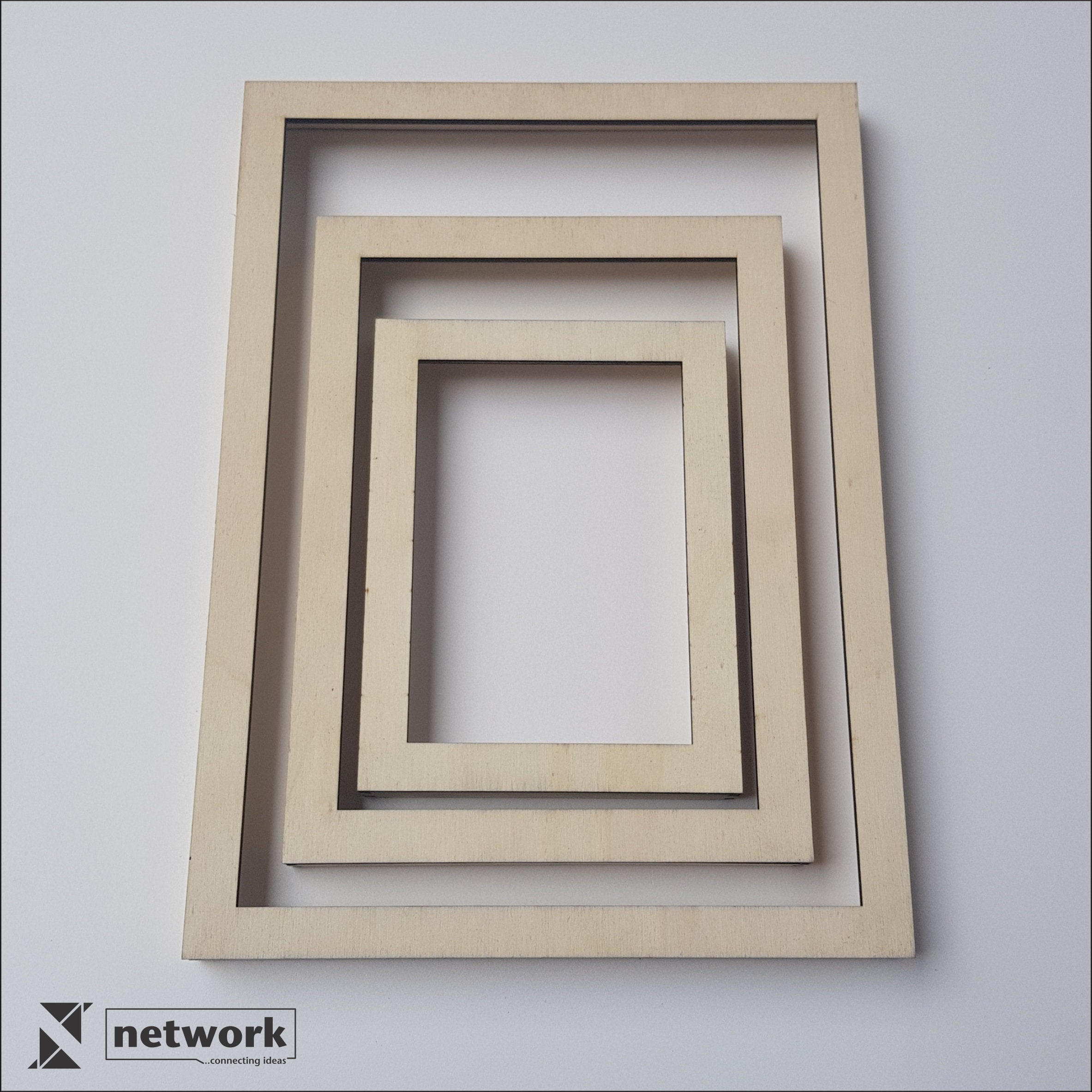 Photo Frame Set A4, A5, A6 Template for Laser Cut SVG AI DXF Glowforge ...