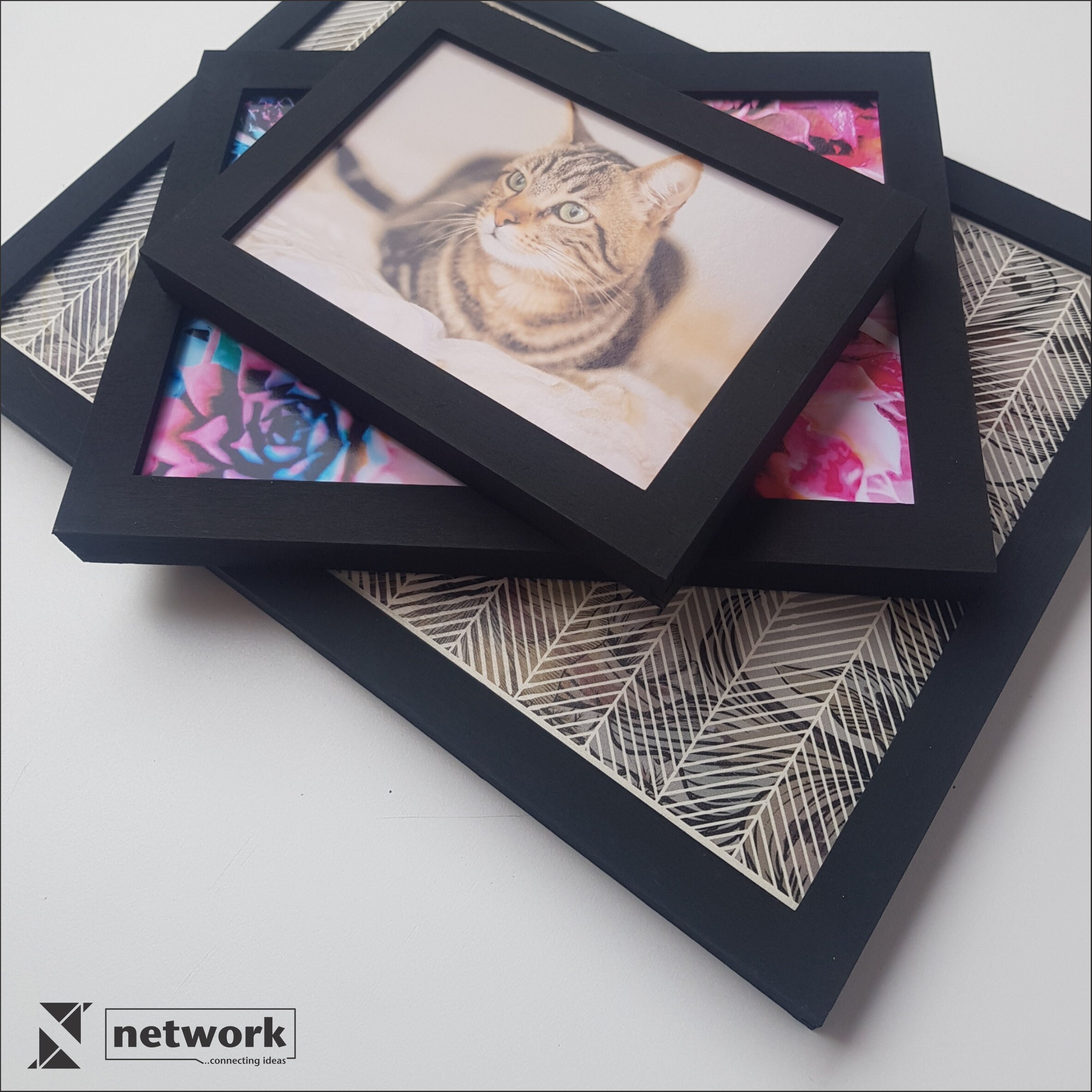 Photo Frame Set A4, A5, A6 Template for Laser Cut SVG AI DXF Glowforge ...