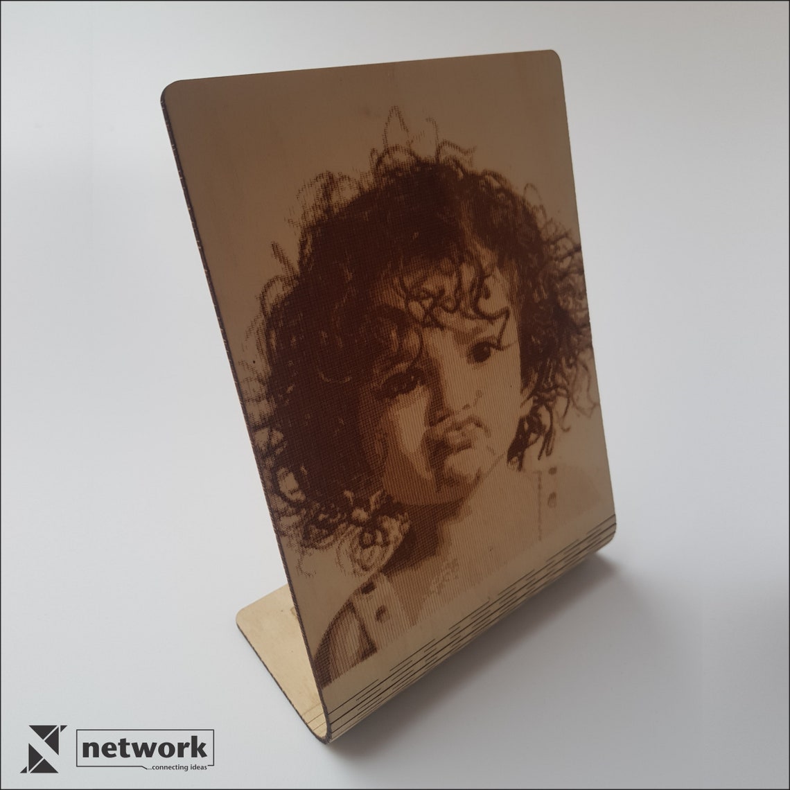 Curved Frame Portrait Mode Template-3 for Laser Cut SVG AI DXF ...
