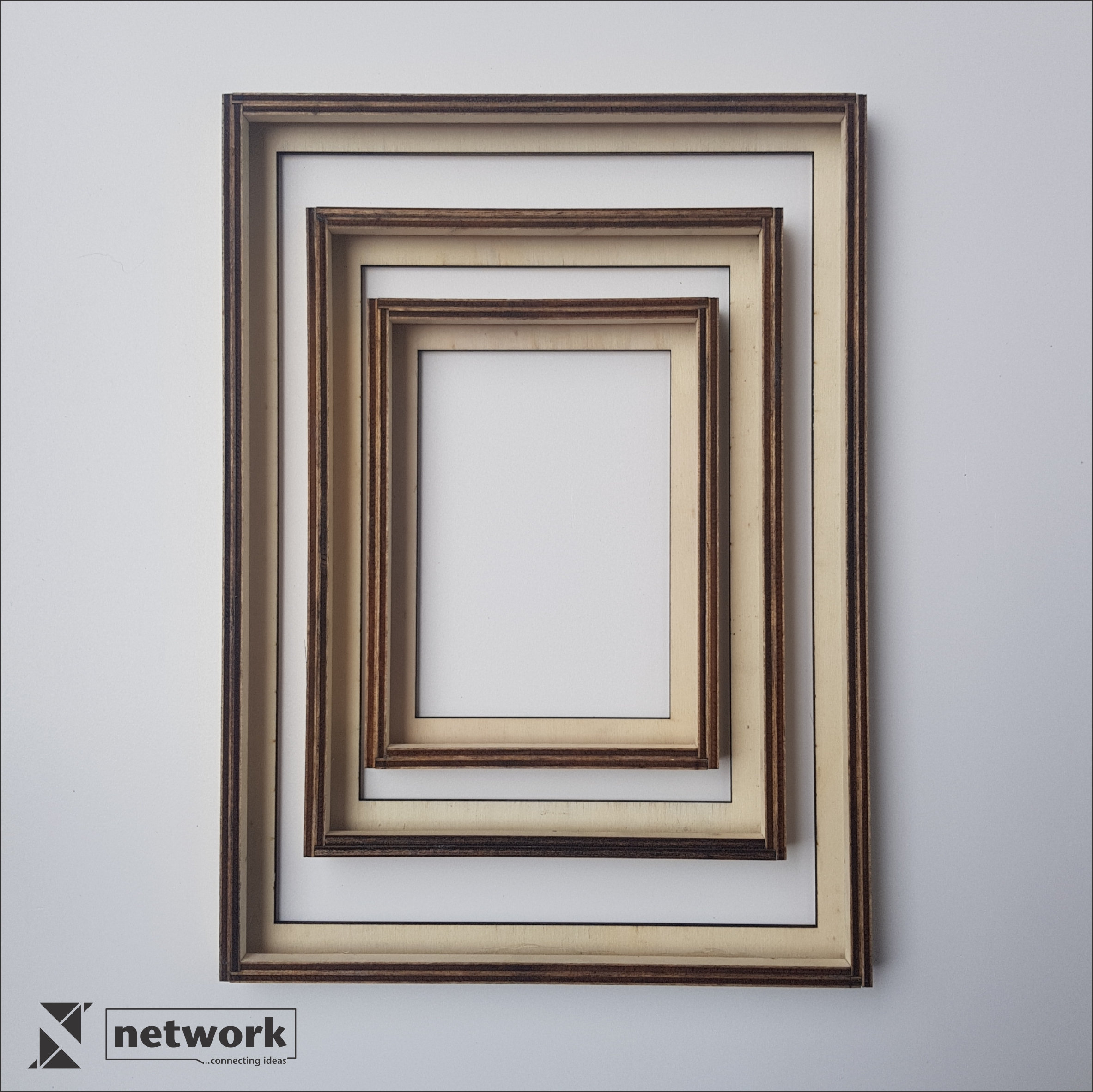 Photo Frame Set A4, A5, A6 Template for Laser Cut SVG AI DXF Glowforge ...