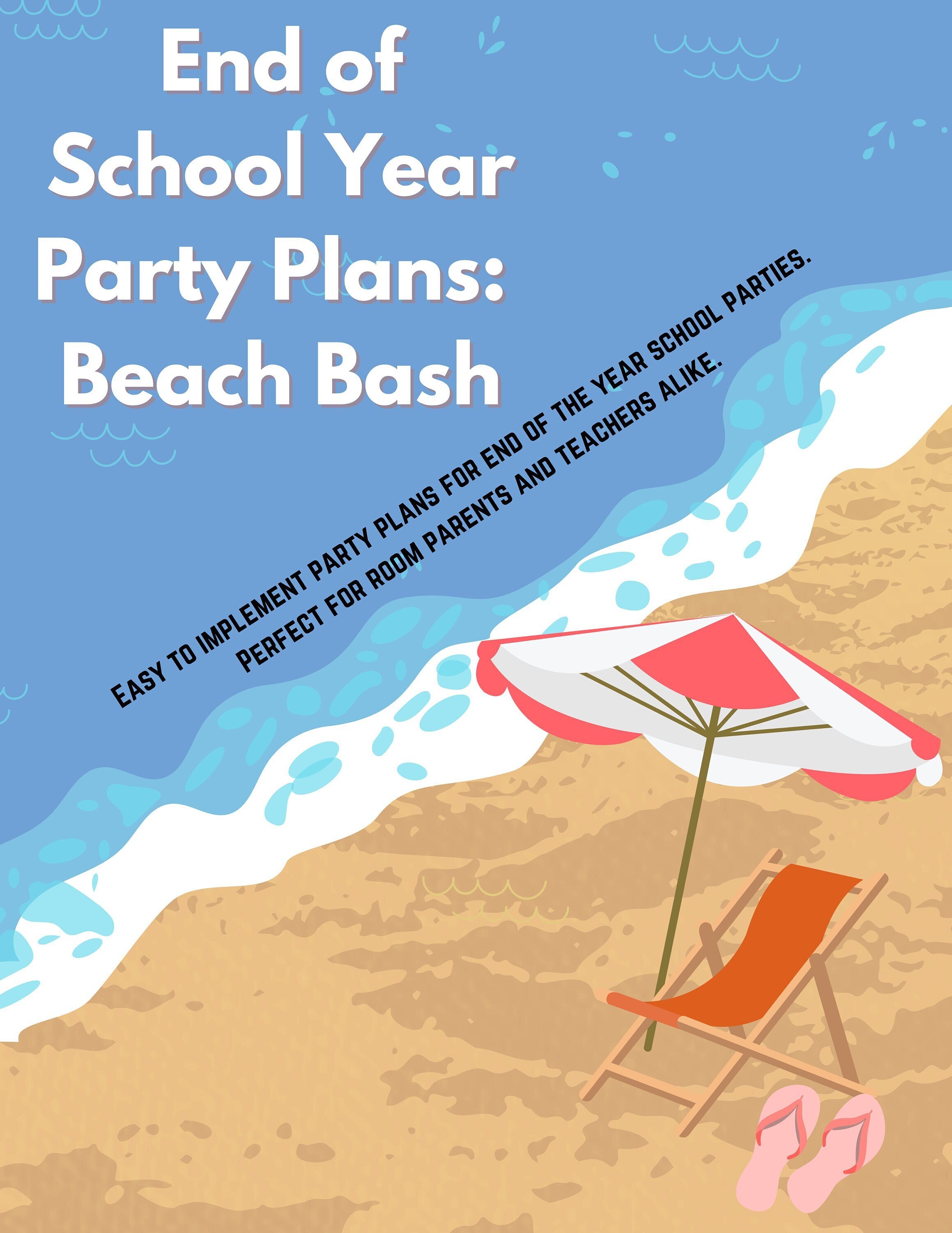 End of the School Year Party: Beach Bash Plans - Etsy
