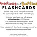 Prefix Suffix Flashcards: Vocabulary Root Words (PDF) - Etsy