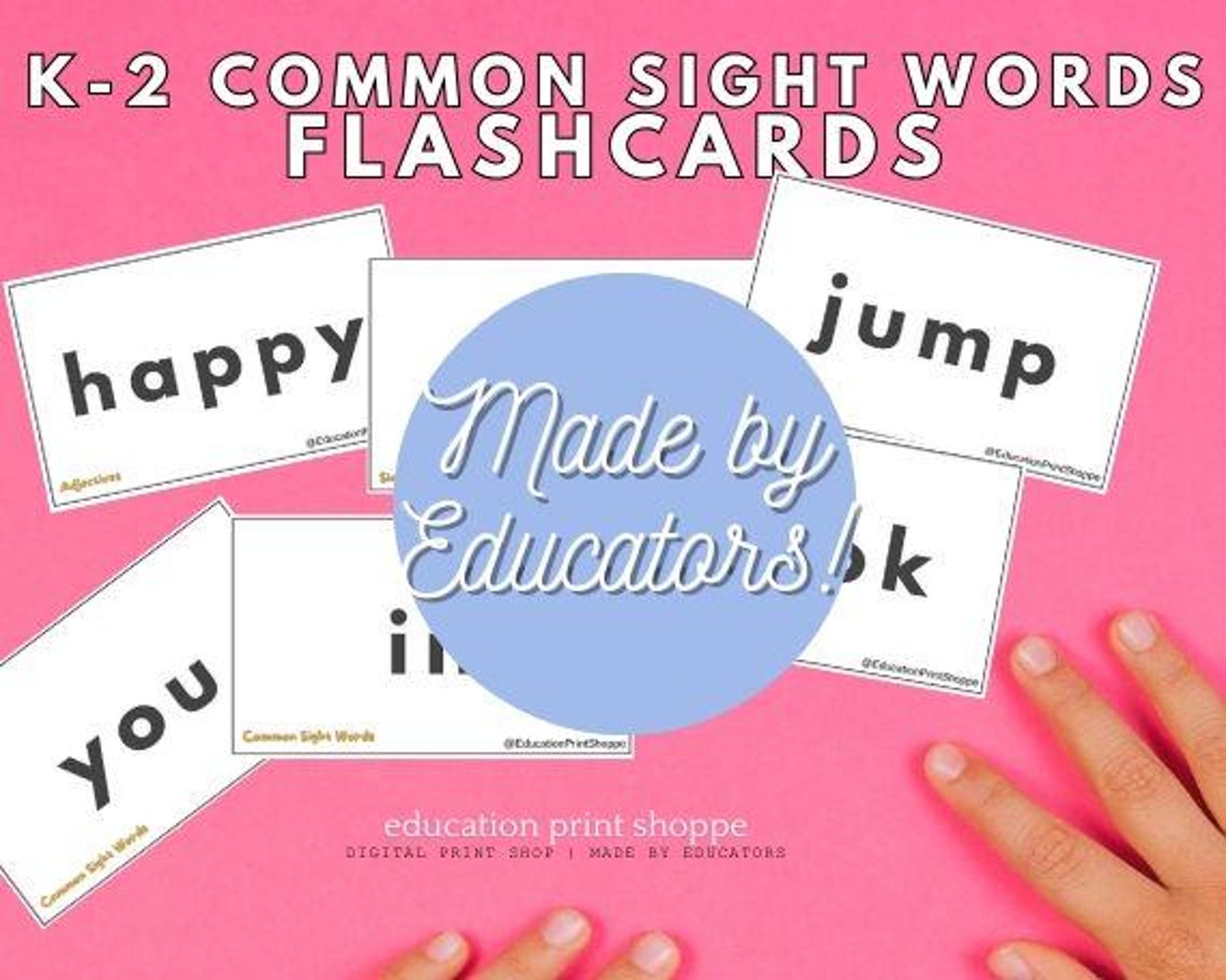 Common Sight Words Flashcards | High-frequency Words Vocabulary Root ...