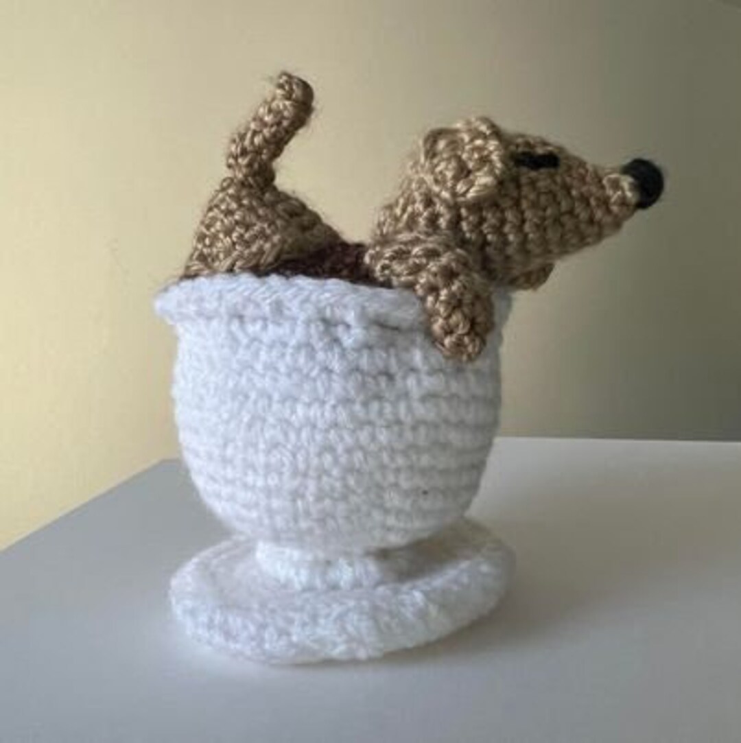 Dog Teacup Cup Pup Amigurumi Crochet PATTERN - Etsy