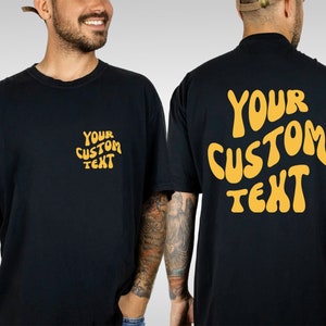 Custom Add Your Text Aesthetic Shirt, Add Name and Text to Luxury Gift ...