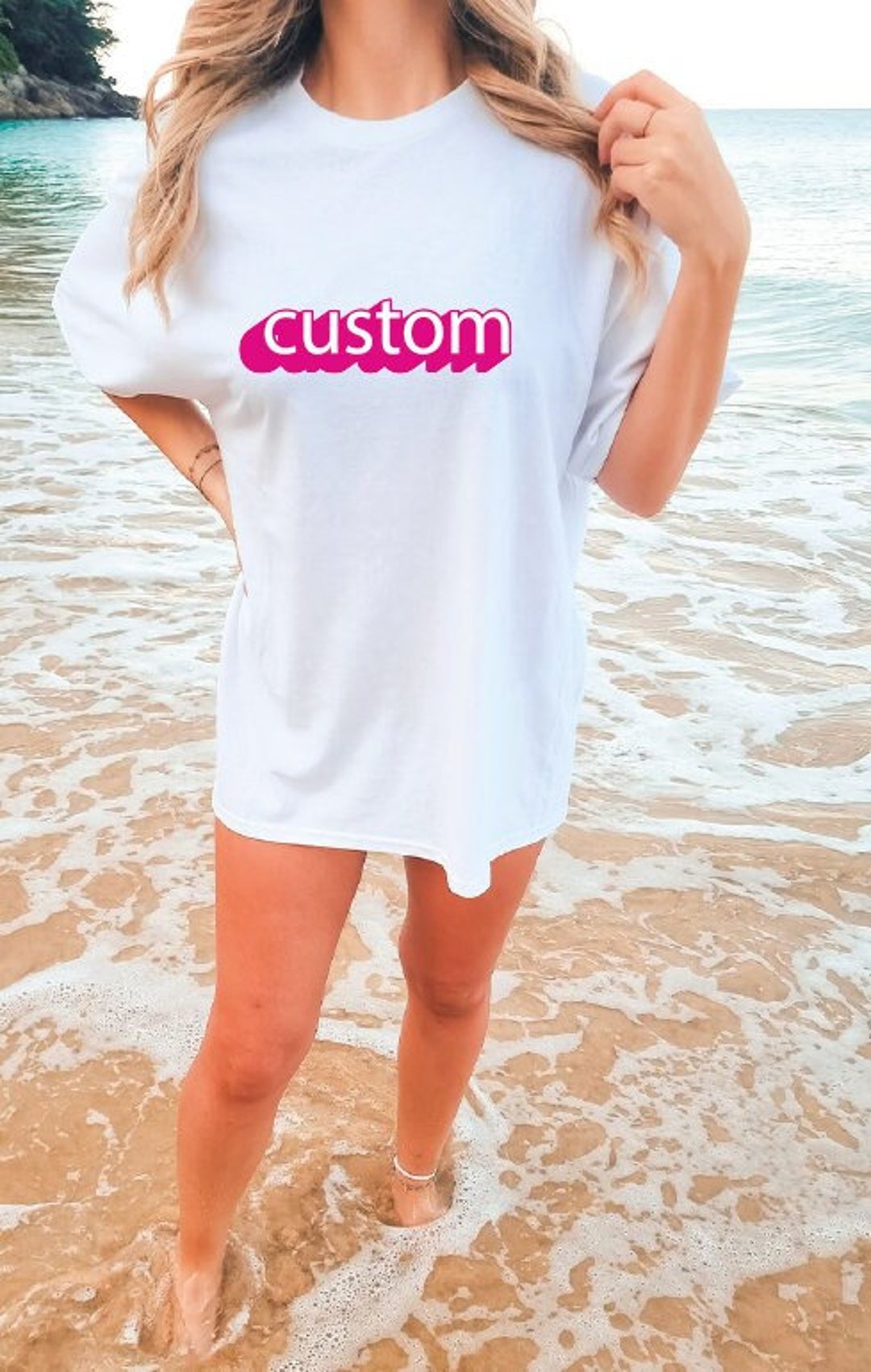 Personalized Design Shirt With Pink Font, Sorority Group Comfort Color ...