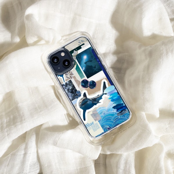 Aesthetic Collage Clear Phone Case - Etsy Australia