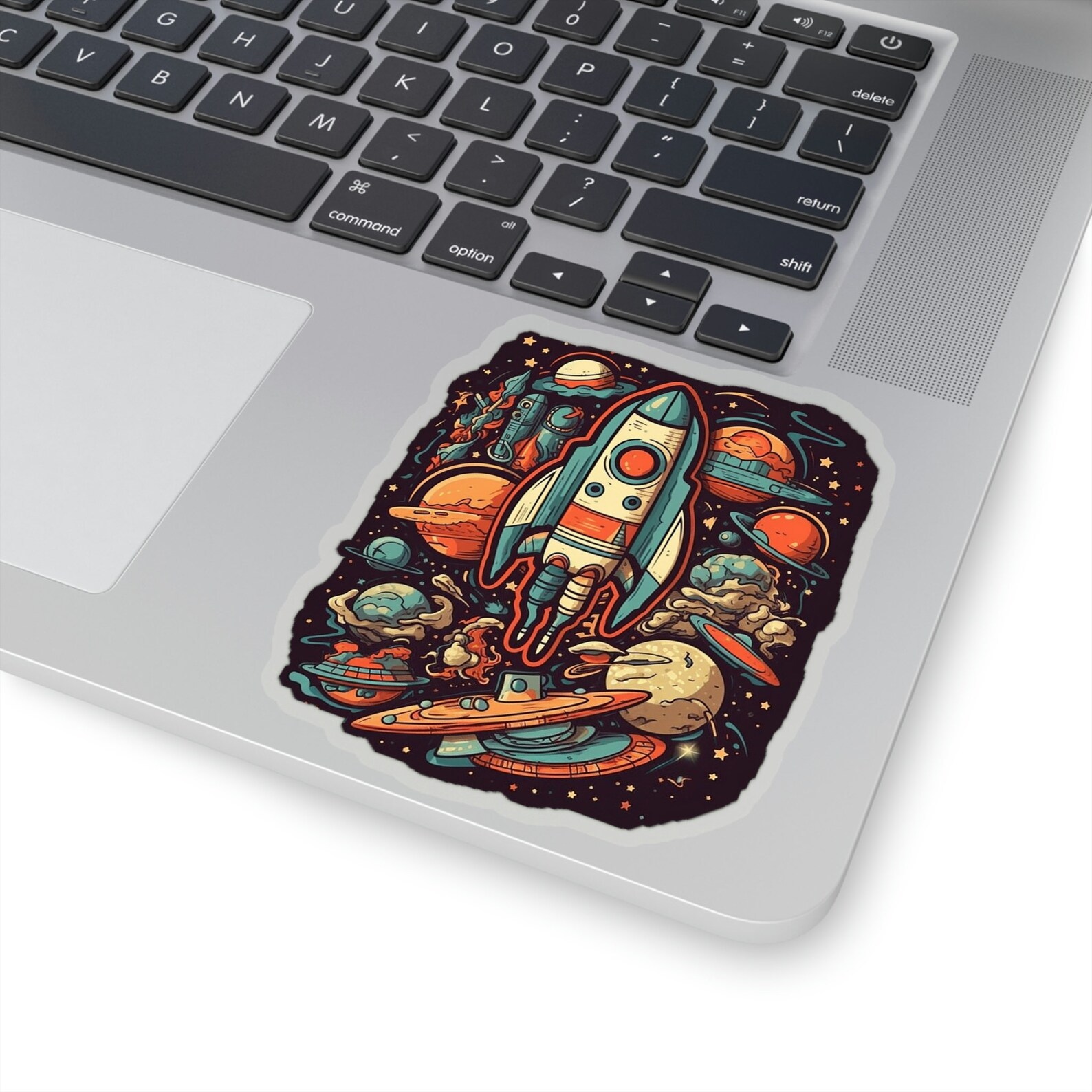 Vintage Sci-fi Space Adventure Sticker - Etsy