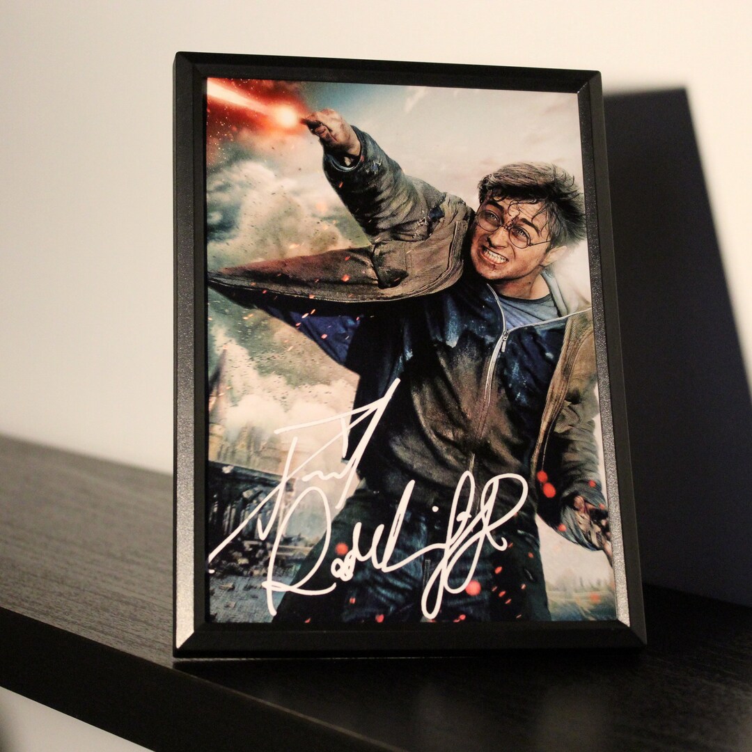DANIEL RADCLIFFE Signed Autograph Reprint With Frame - Etsy