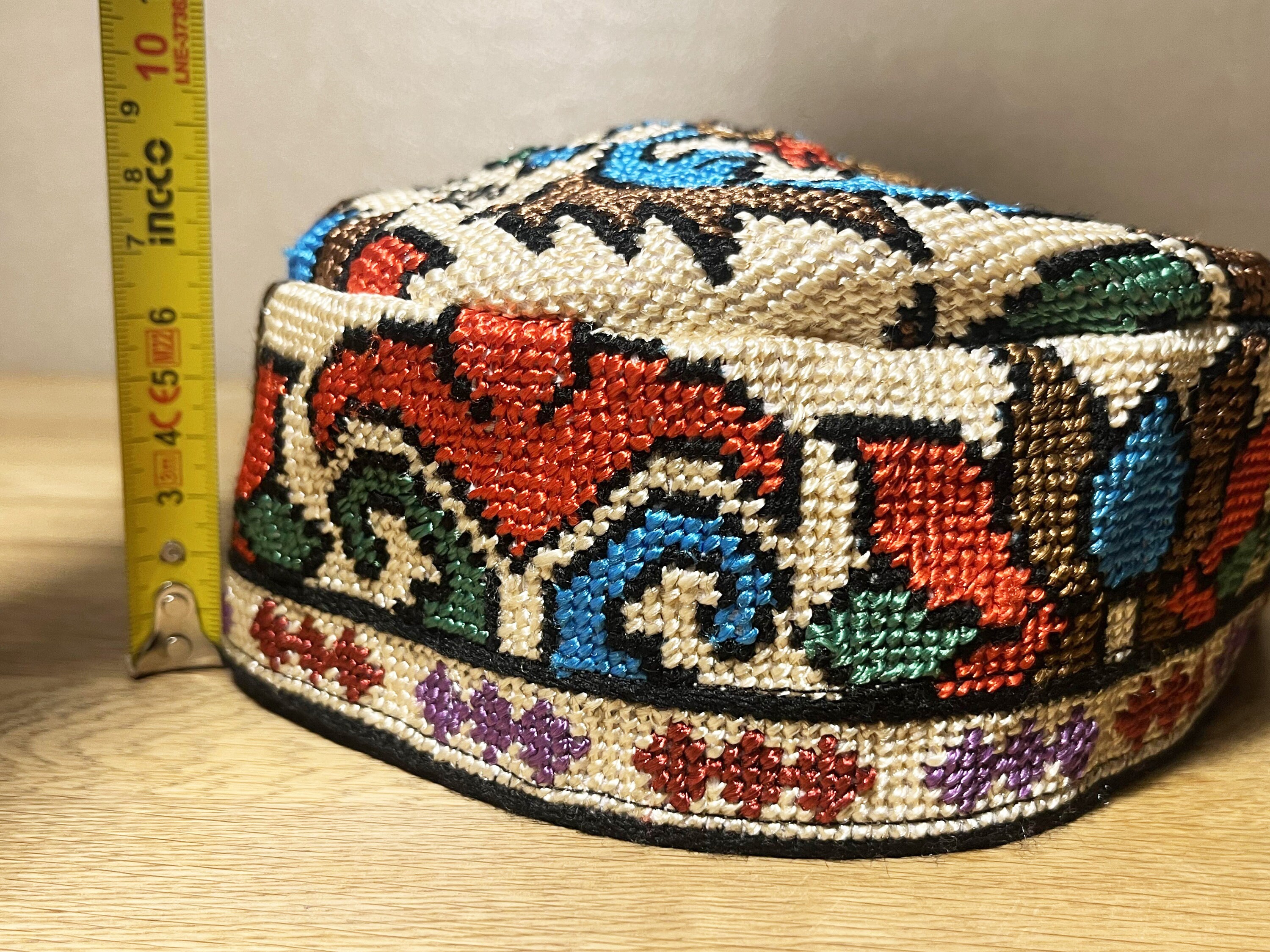 Handmade Uzbek Kufi Cap. Unisex Oriental Doppi, Antique Hat With ...