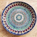 Handmade Uzbek Ceramic 12.5'' Lagan-platter. Rishtan Central Asian ...