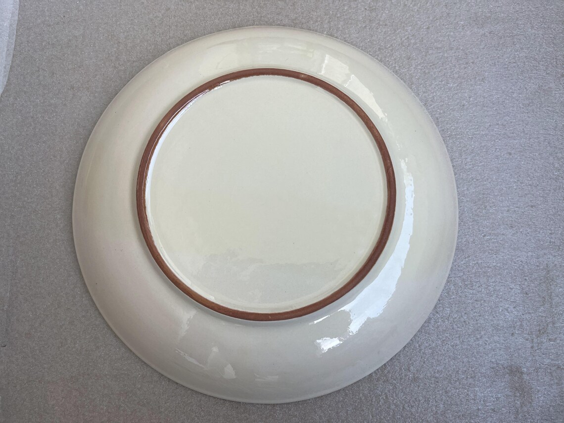 Handmade Uzbek Ceramic 12.5'' Lagan-platter. Rishtan Central Asian ...