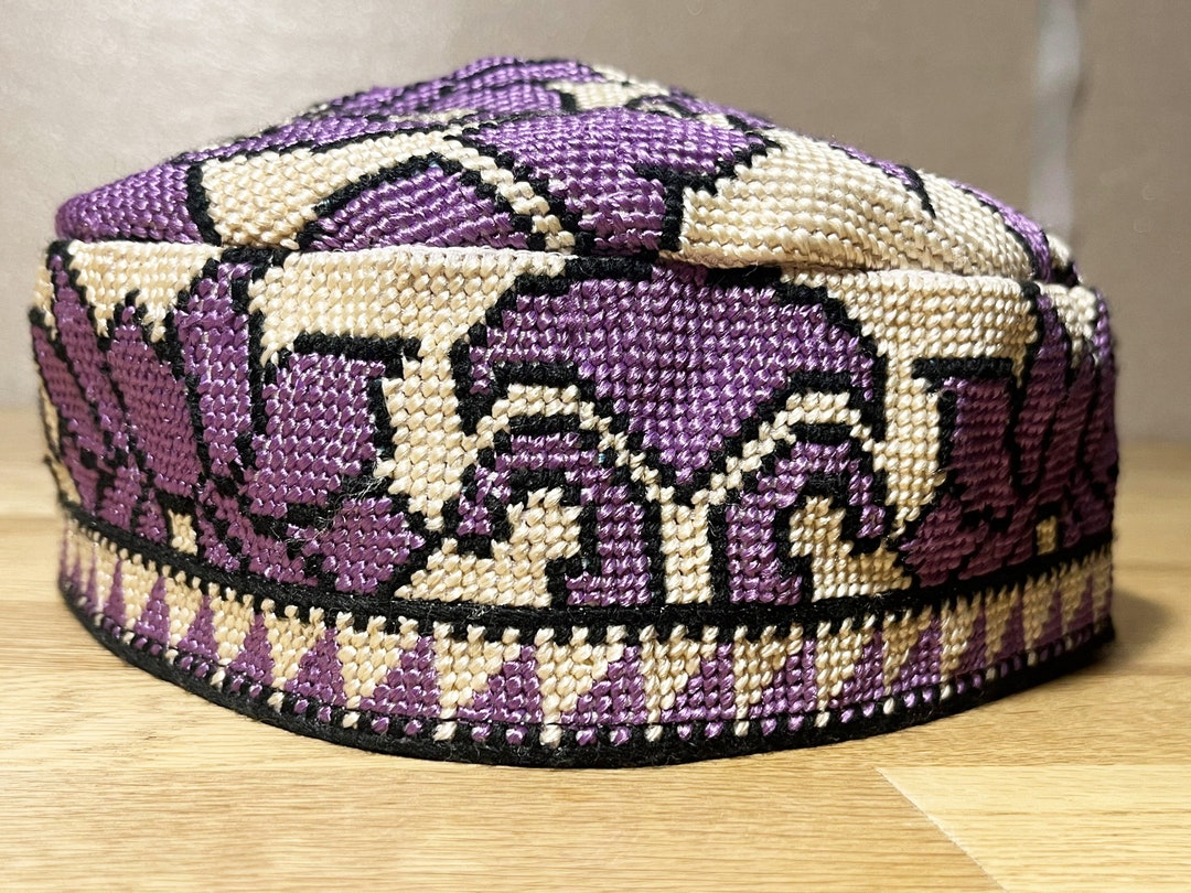 Handmade Uzbek Kufi Cap. Adults&teens Oriental Headwear, Antique Hat ...