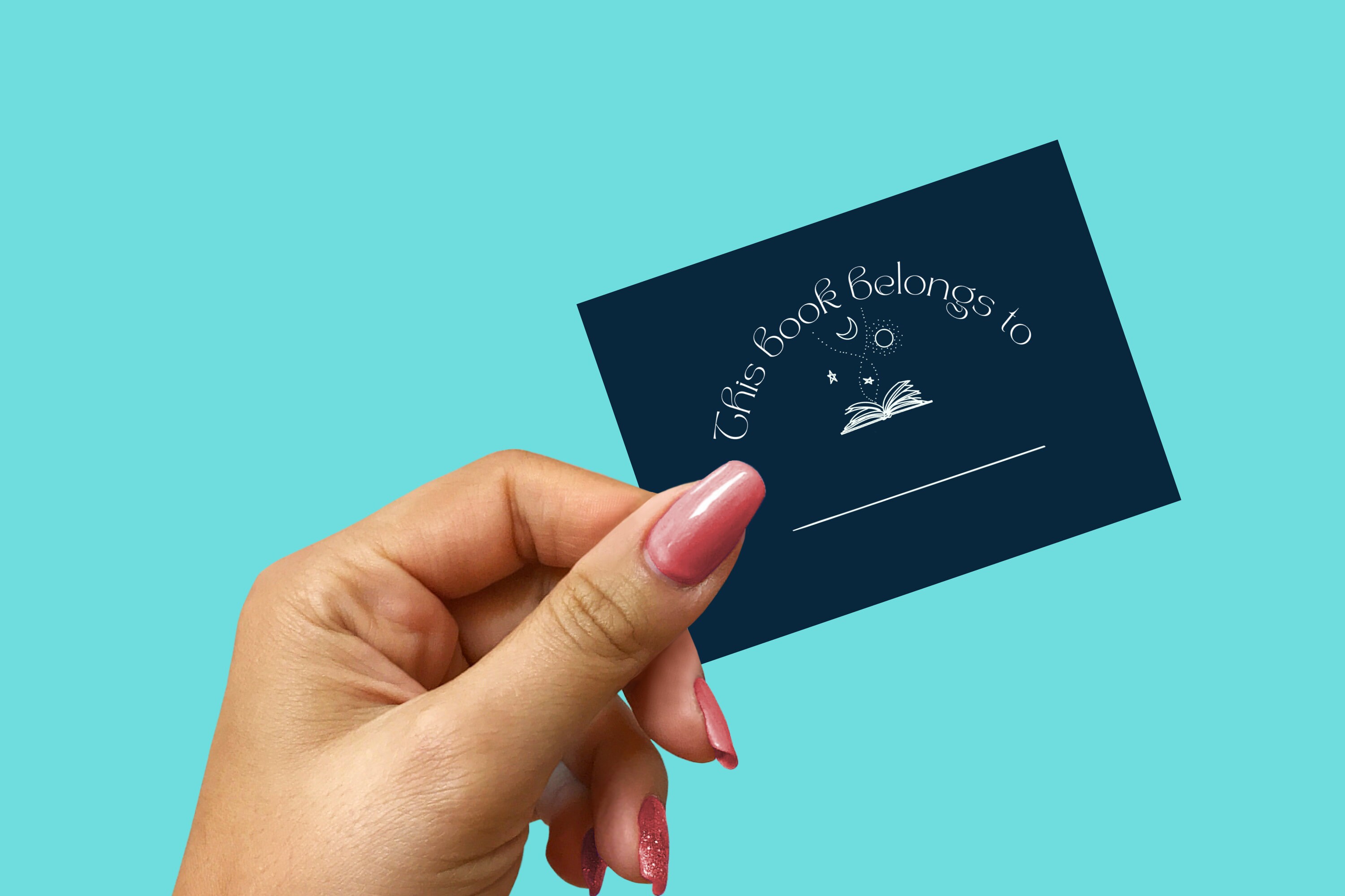 This Book Belongs to Sticker, Book Label, Library Book Nook, Book Merch ...