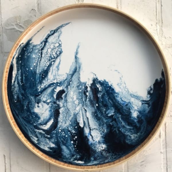 Resin Serving Tray - Etsy