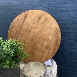 Round Wood and Resin Tray, Resin Art, Decorative Resin Serving Tray ...