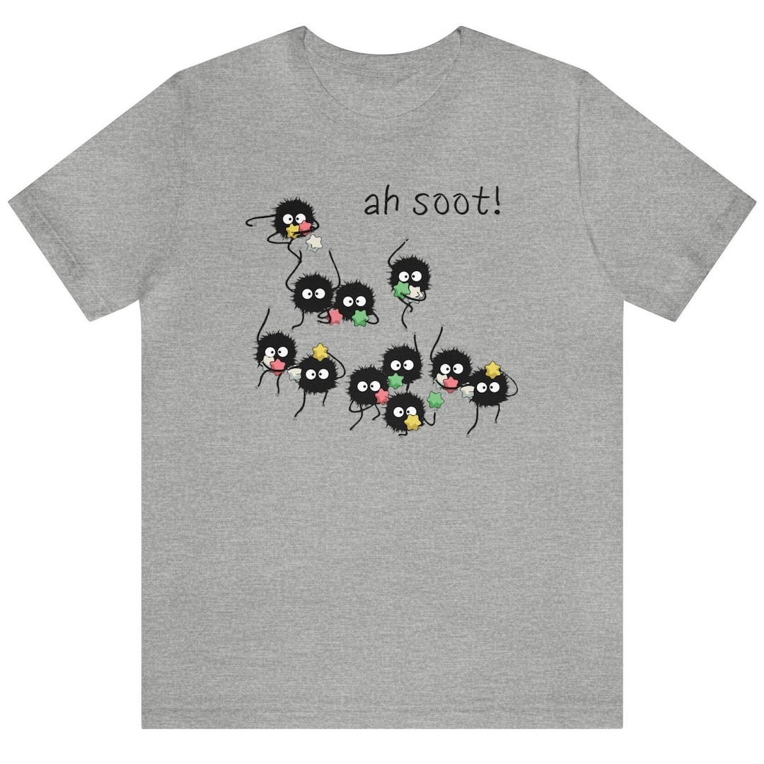 Soot Sprite T-shirt: Anime Lover Gift, Funny Sarcastic Tee - Etsy