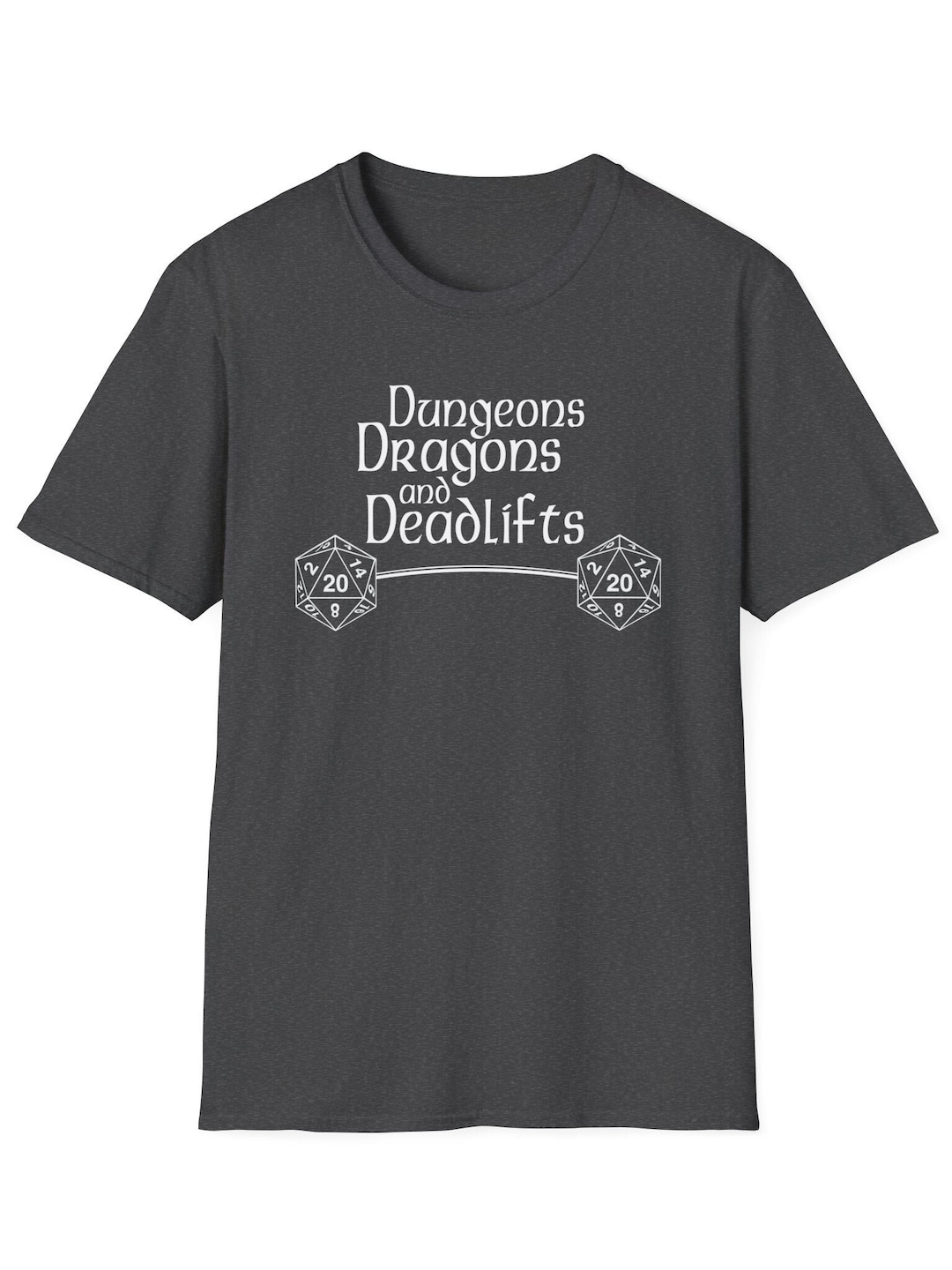 Dungeons and Dragons and Deadlifts, Funny Workout Shirt, Dnd Exercise ...