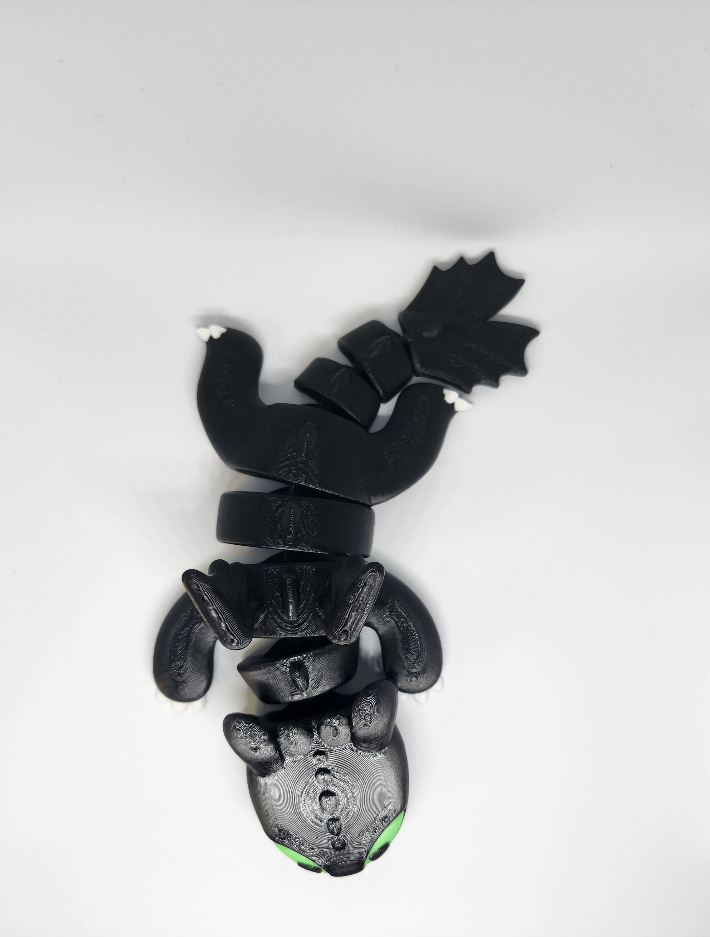 3D Printed Figures Toothless Articulated Dragon Statue Fidget - Etsy Canada