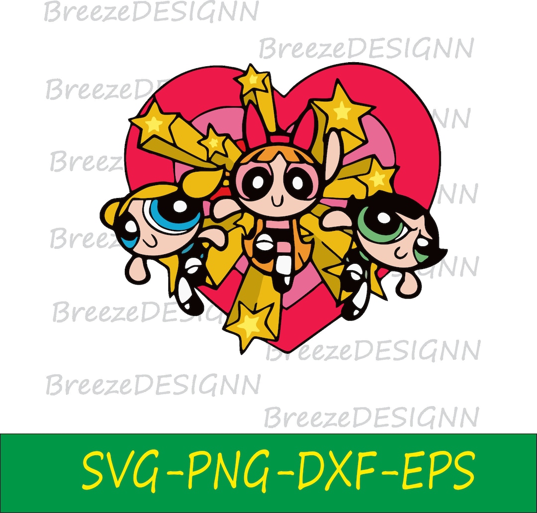 Powerpuff Girls SVG Powerpuff PNG Powerpuff Girls Birthday - Etsy Singapore