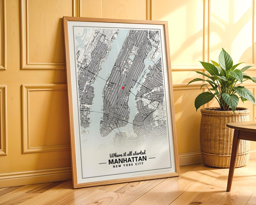Custom City Map: Personalized Cartographic Art, Terracarta 300DPI - Etsy